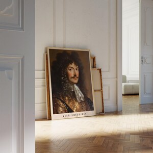 King Louis XIV Print | Vintage Painting | Historical Decor | Modern ...