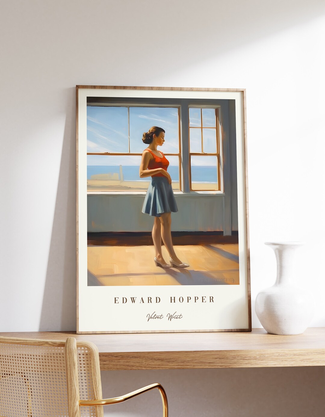Edward Hopper Exhibition Poster | Contemporary Picture | Feminine ...