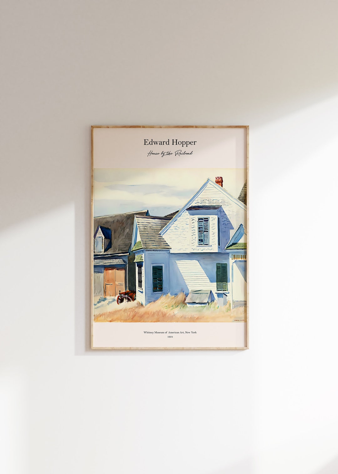 Edward Hopper - House on Pamet River | Farmhouse Decor Poster | Mid ...