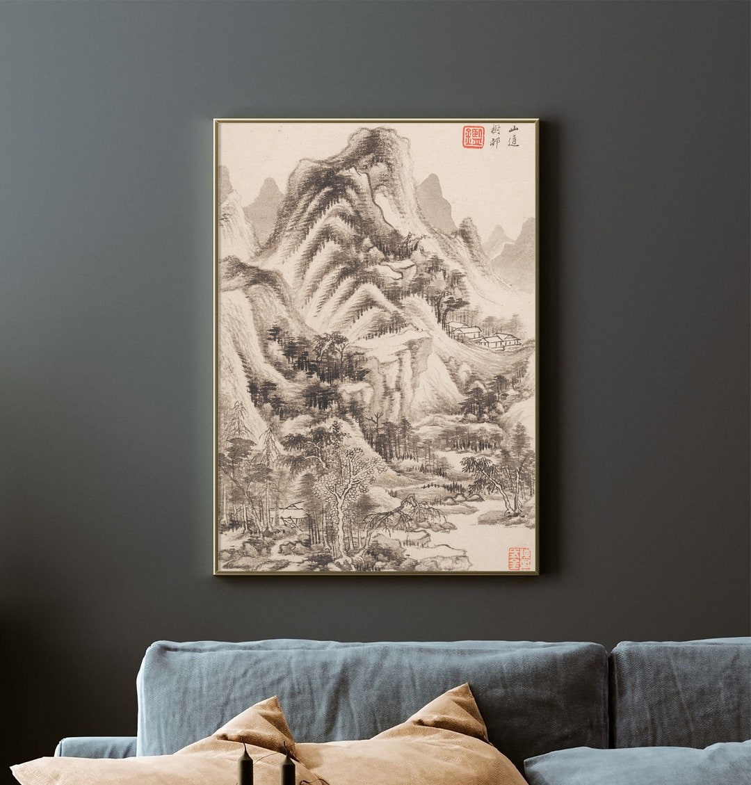 Vintage China Painting | Antique China Art | Chinese Wall Art ...