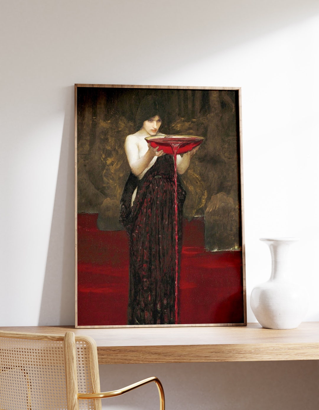 John William Waterhouse - Circe Invidiosa (1892) | Vintage Painting ...