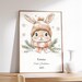 Baby's First Christmas Poster | Personalized Newborn Print | Custom ...
