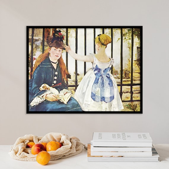 Edouard Manet the Railway 1873 Classic Painting Photo - Etsy