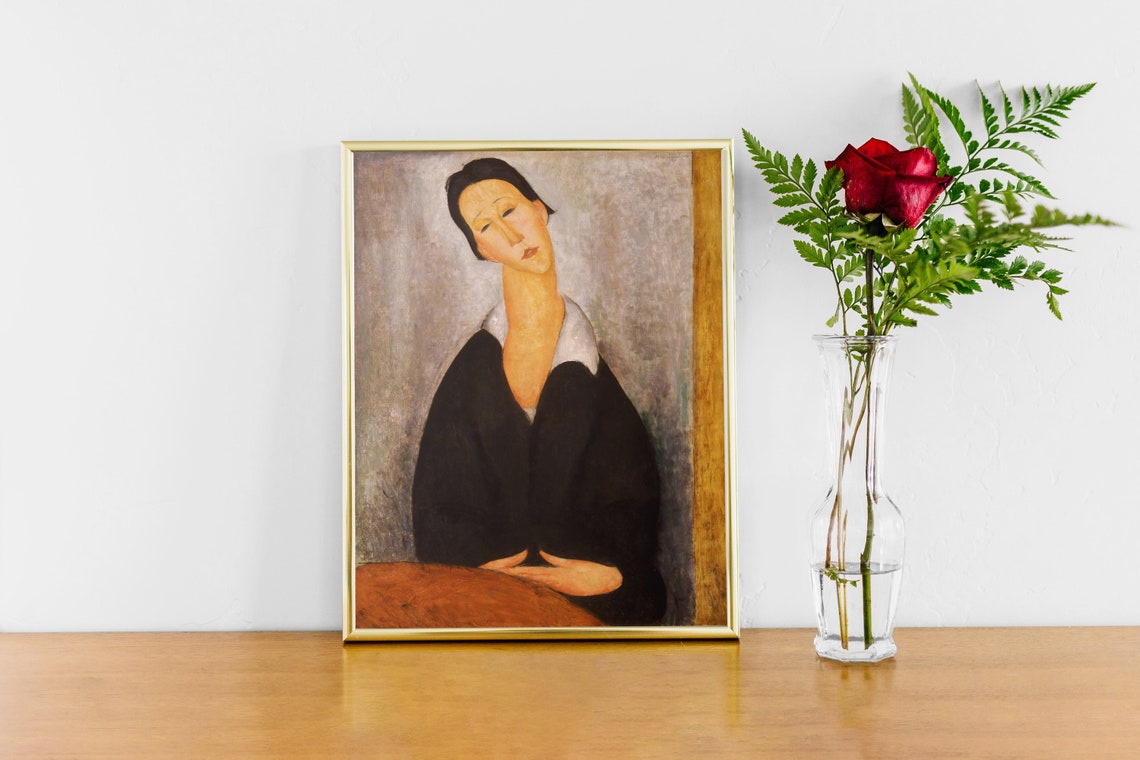 Portrait by Amedeo Modigliani - Reproduction Prints, Masterpiece ...