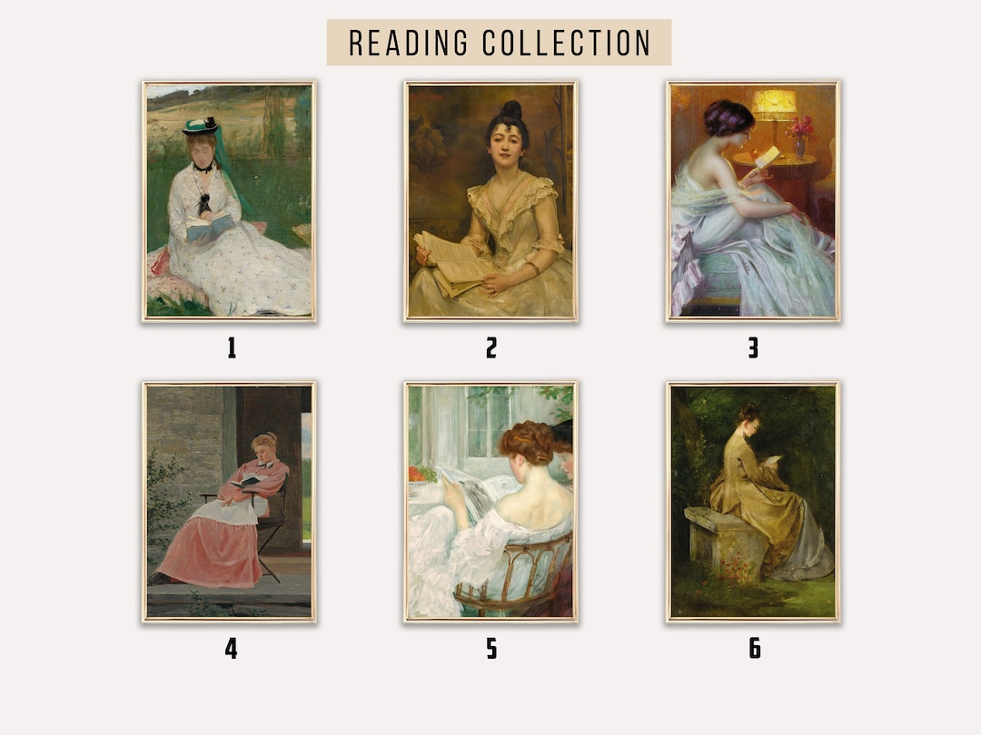 Reading Art Print | Reading Poster | Reading Art | Vintage Poster ...