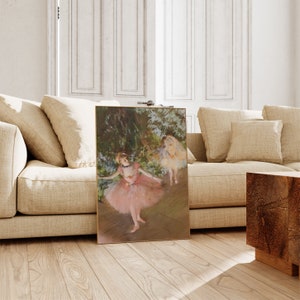 Dancer on Stage by Edgar Degas | Dancers Painting | Famous French ...