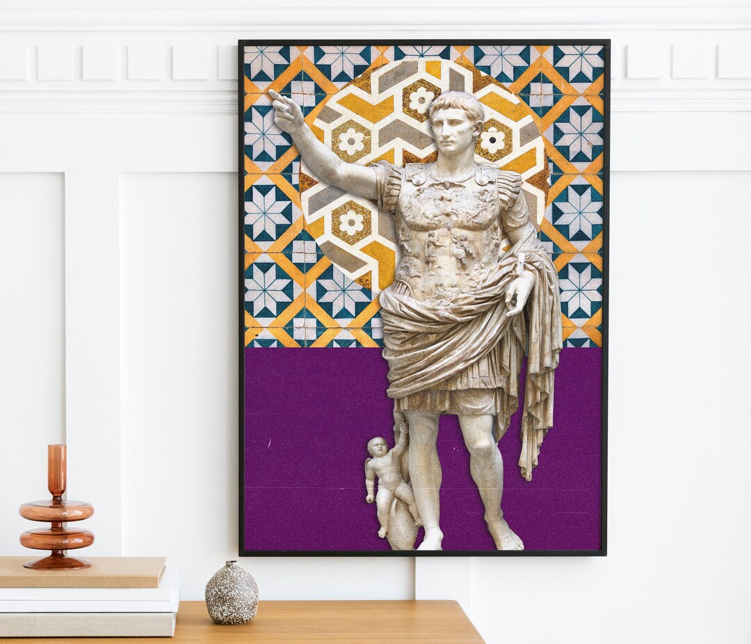 Augustus Caesar Poster Roman Emperor First Emperor of Rome Print ...