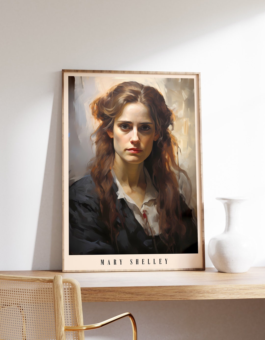 Mary Shelley Print | Author Print | Mary Shelley Poster | Literature ...