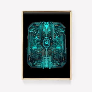 Circuit Board Print Programmer Wall Art Programming Poster Programmer ...