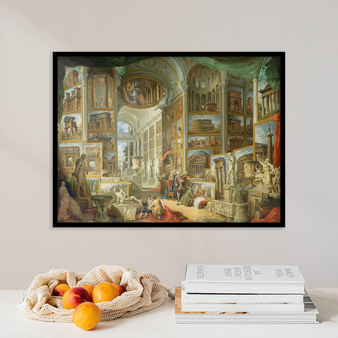 Giovanni Paolo Panini - Ancient Rome (1757) | Modern Rome Wall Art ...