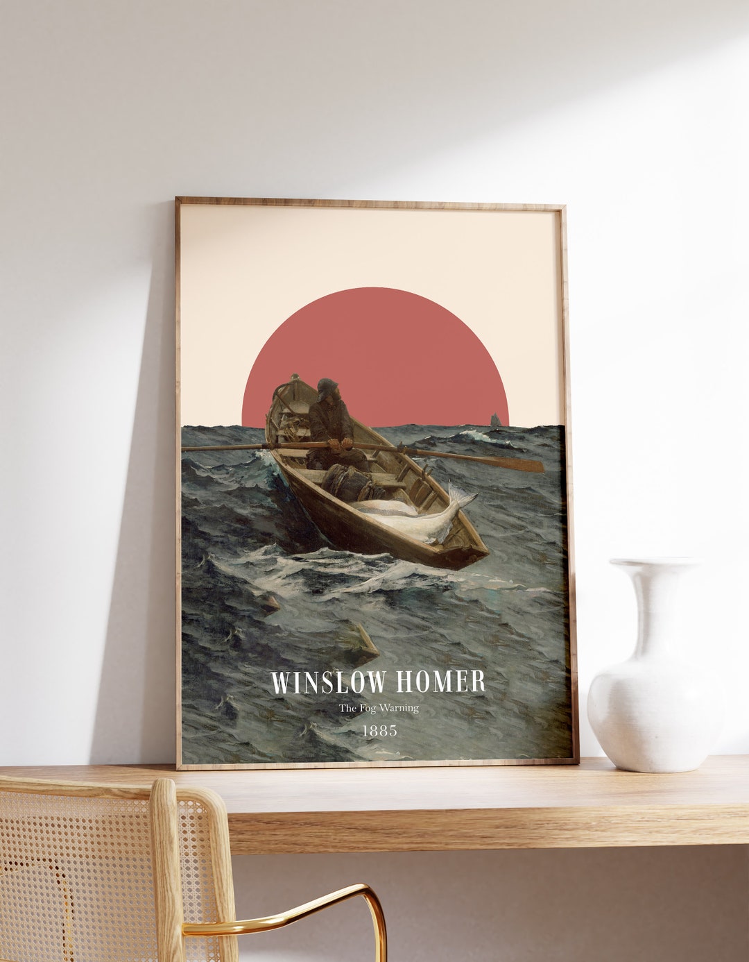 Winslow Homer Poster | Vintage Exhibition Print | Ocean Print ...