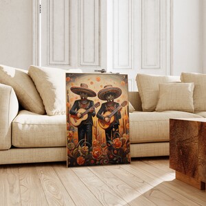 Mexican Mariachi Poster | Mariachi Print | Vintage Mexican Wall Art ...