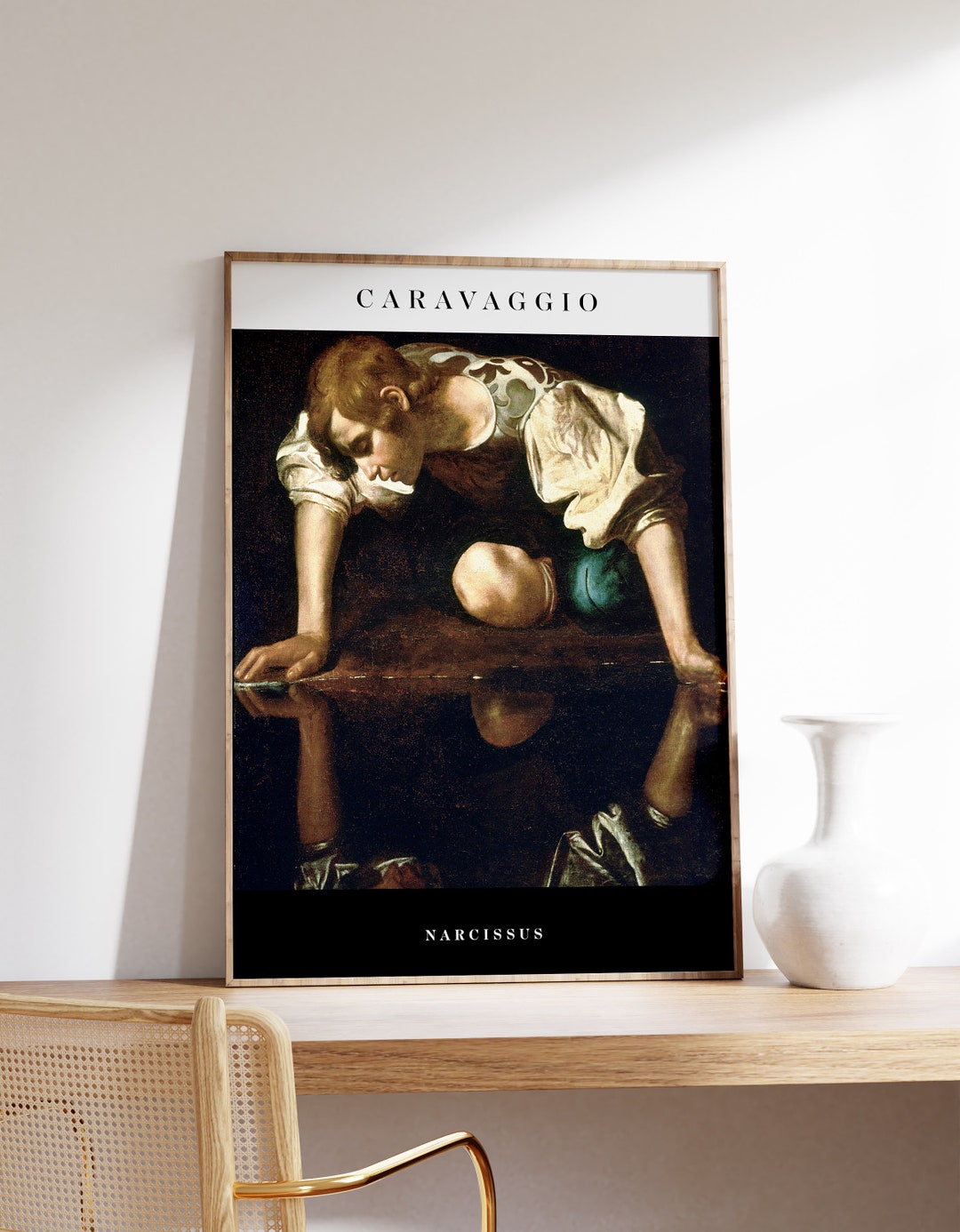 Caravaggio Poster | Caravaggio Print | Minimalist Art Print | Modern ...