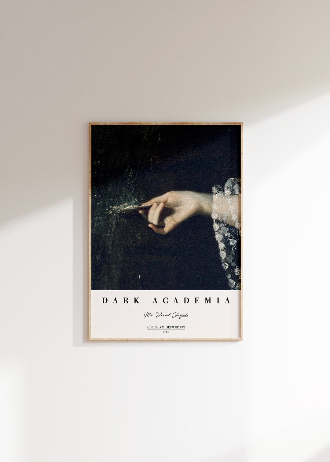 Dark Academia Print | Dark Academia Poster | Mid Century Modern | Mrs ...