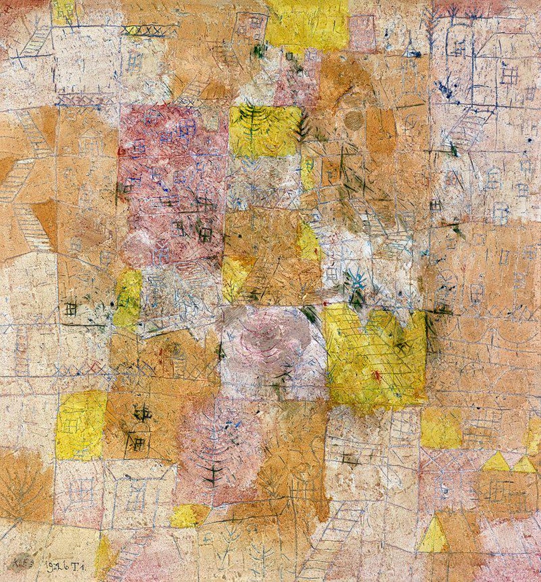 Paul Klee Print | Ad Parnassum 1932 | Abstract Art | Vintage Painting ...