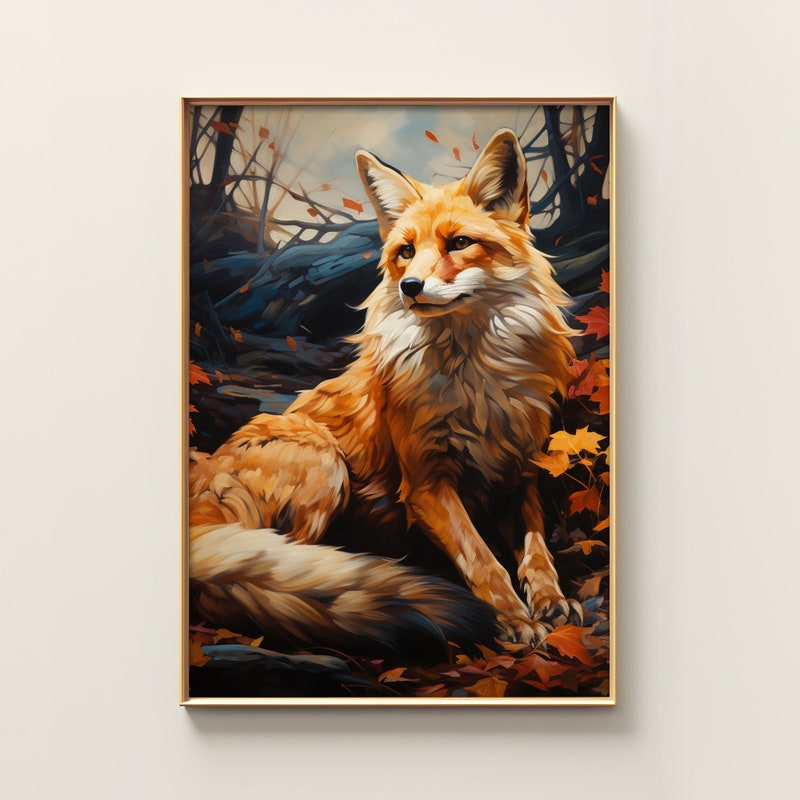 Fox Print - Etsy