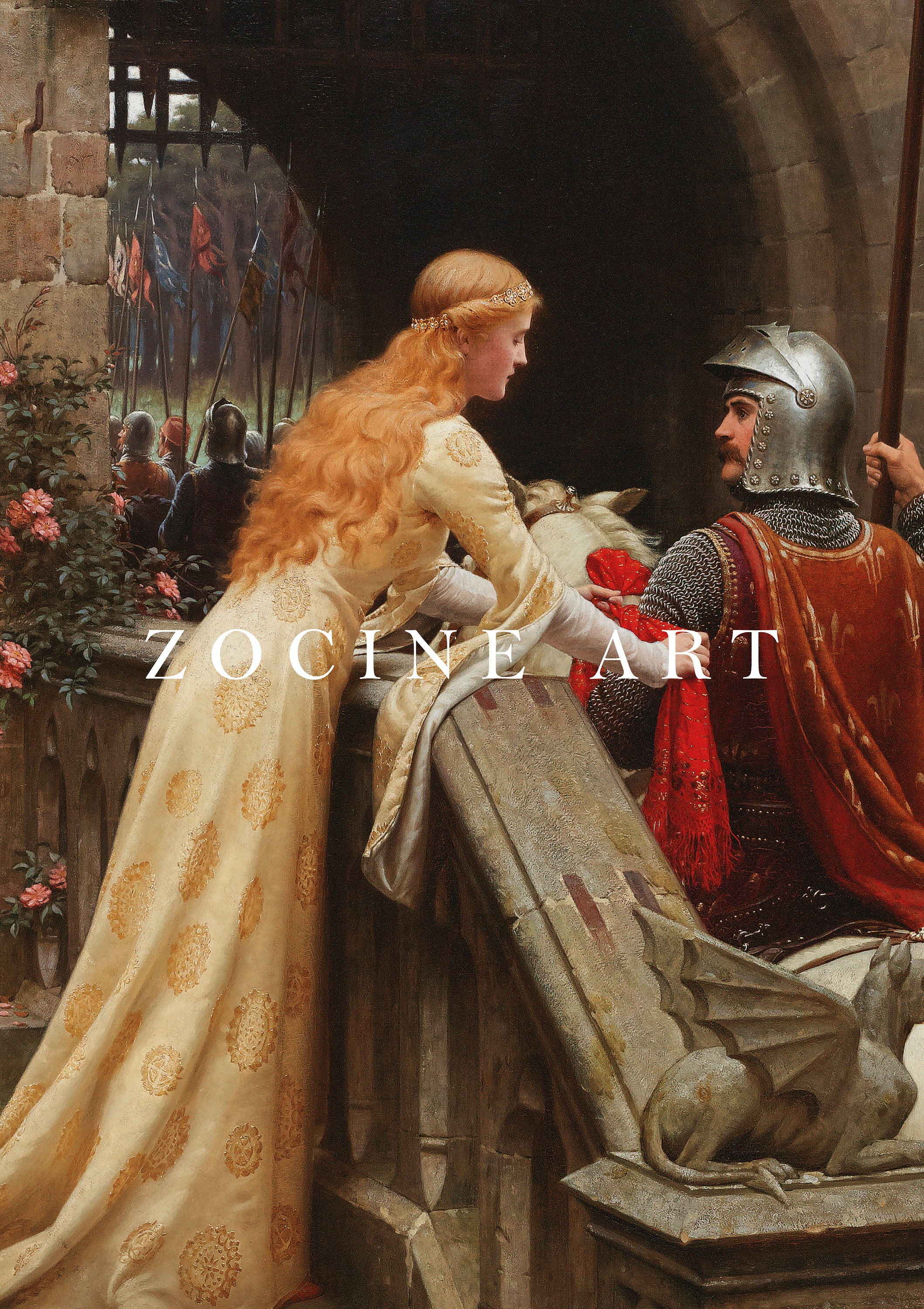 Edmund Leighton God Speed 1900 Classic Painting Photo - Etsy