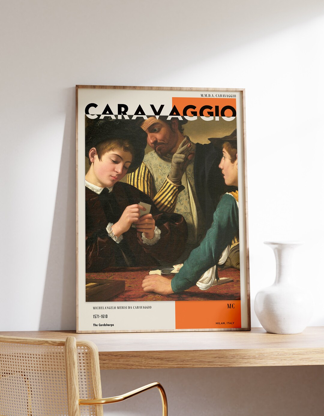 Caravaggio Print | Exhibition Poster | Renaissance Poster | Modern Wall ...