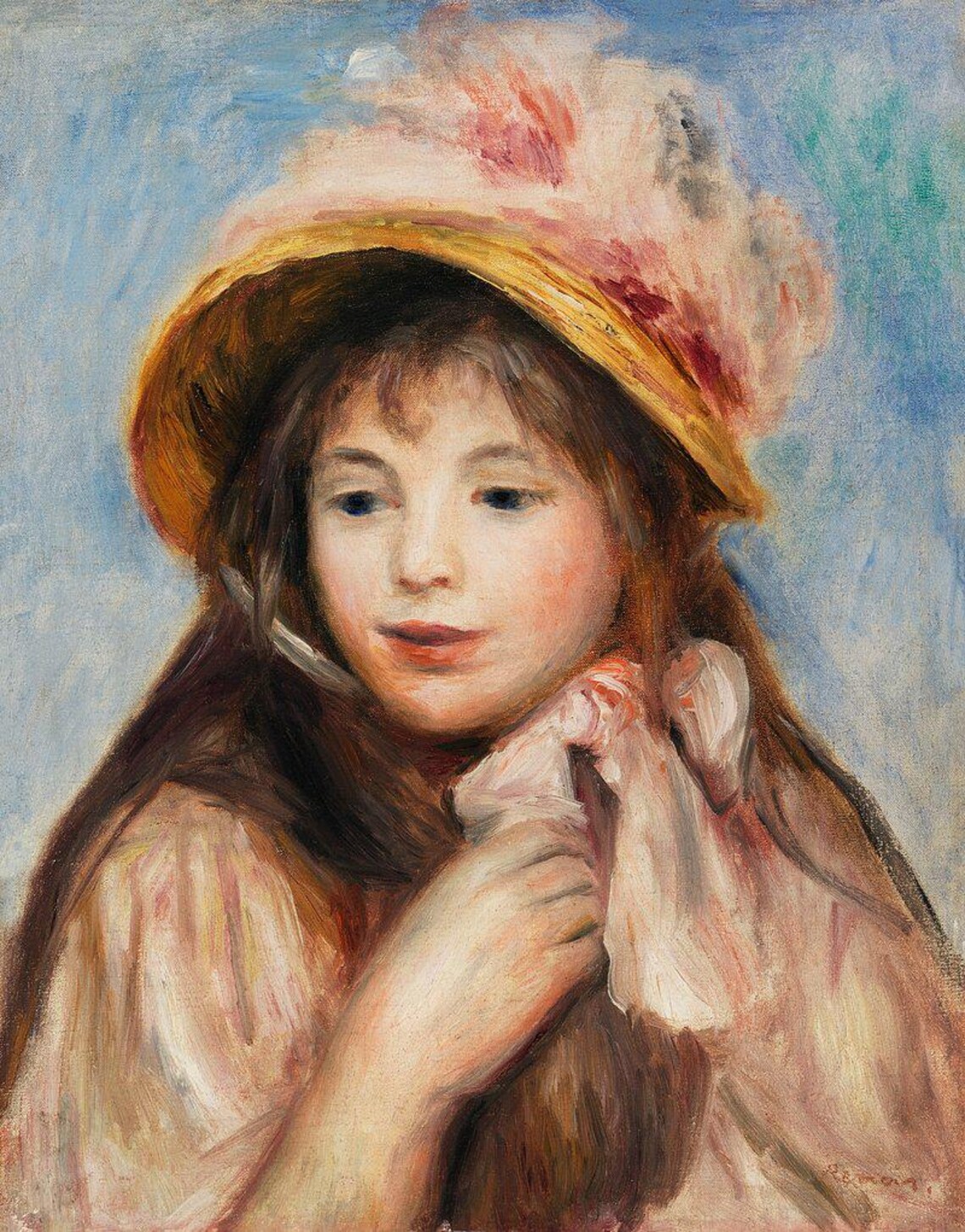 Pierre-auguste Renoir | Mademoiselle Georgette Charpentier | 1876 ...