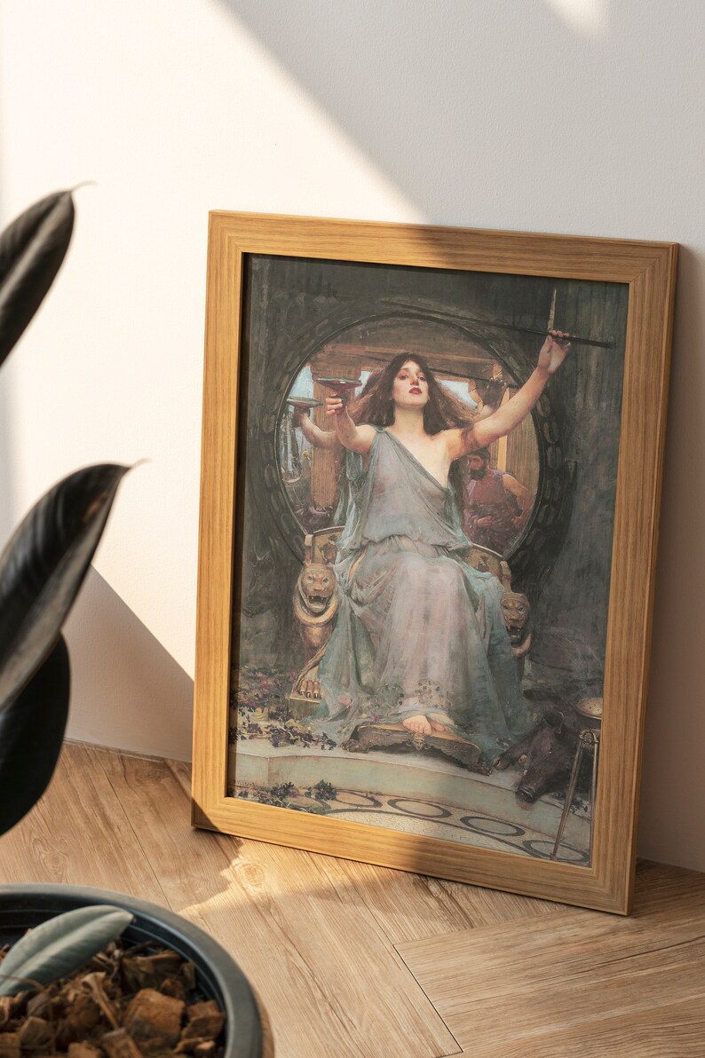 John William Waterhouse Circe Offering the Cup to Odysseus - Etsy