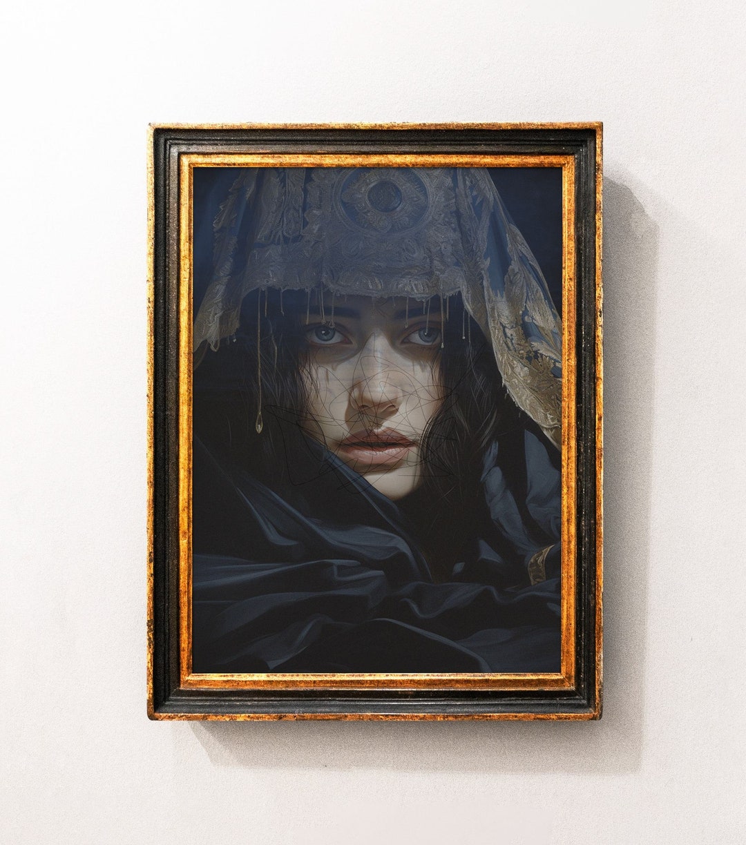 Victorian Queen Altered Antique Portrait Art | Whimsical Vintage Art ...