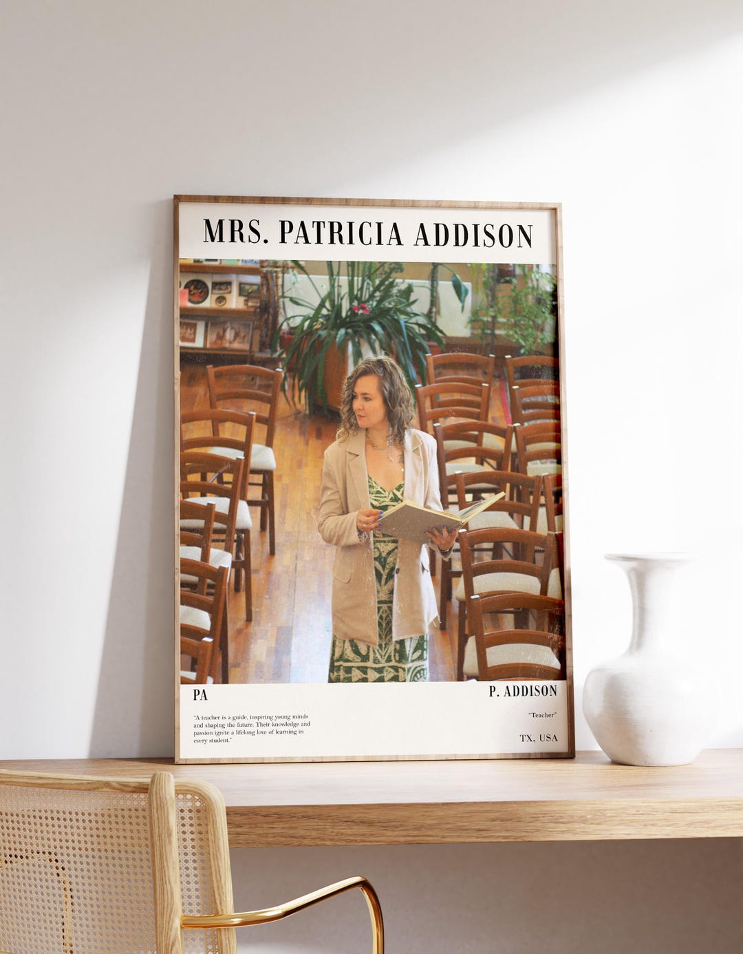 Personalized Teacher Definition Print | Teacher Gift | Teacher Print ...