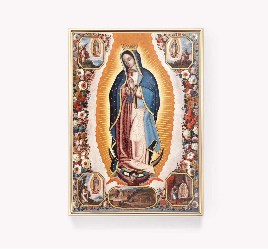 Our Lady of Guadalupe | Religious Art Print | Catholic Icon Print ...