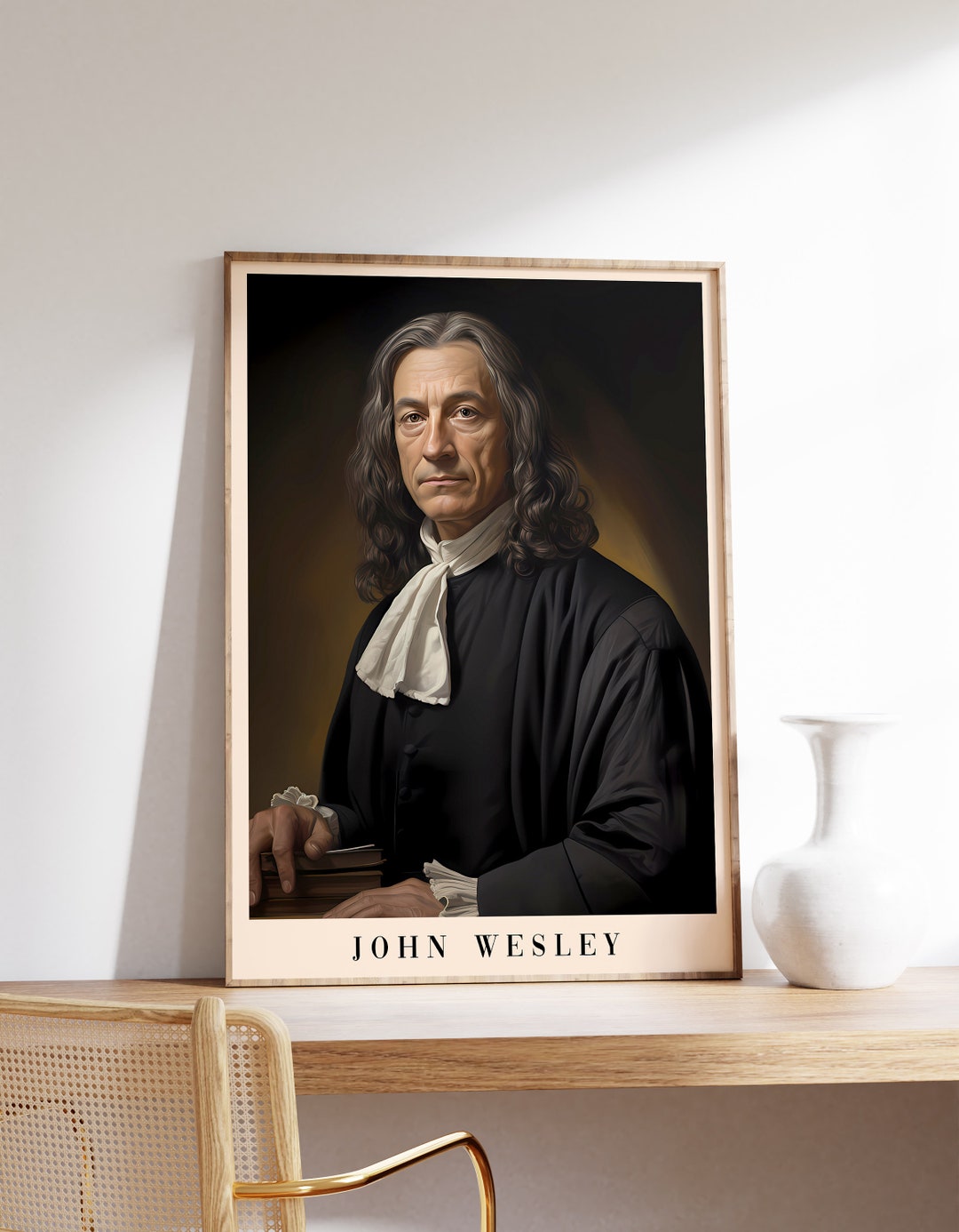 John Wesley | John Wesley Poster | Vintage Art | Antique Decor | Modern ...