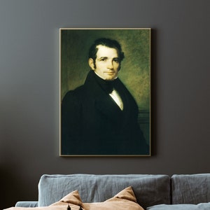 Asher Brown Durand - Luman Reed (1835) | Vintage Antique Portrait Decor ...