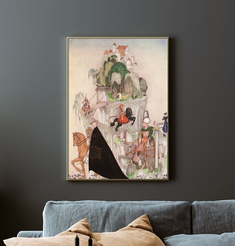 Kay Nielsen Illustration Famous Painting Poster Gift Wall | Etsy