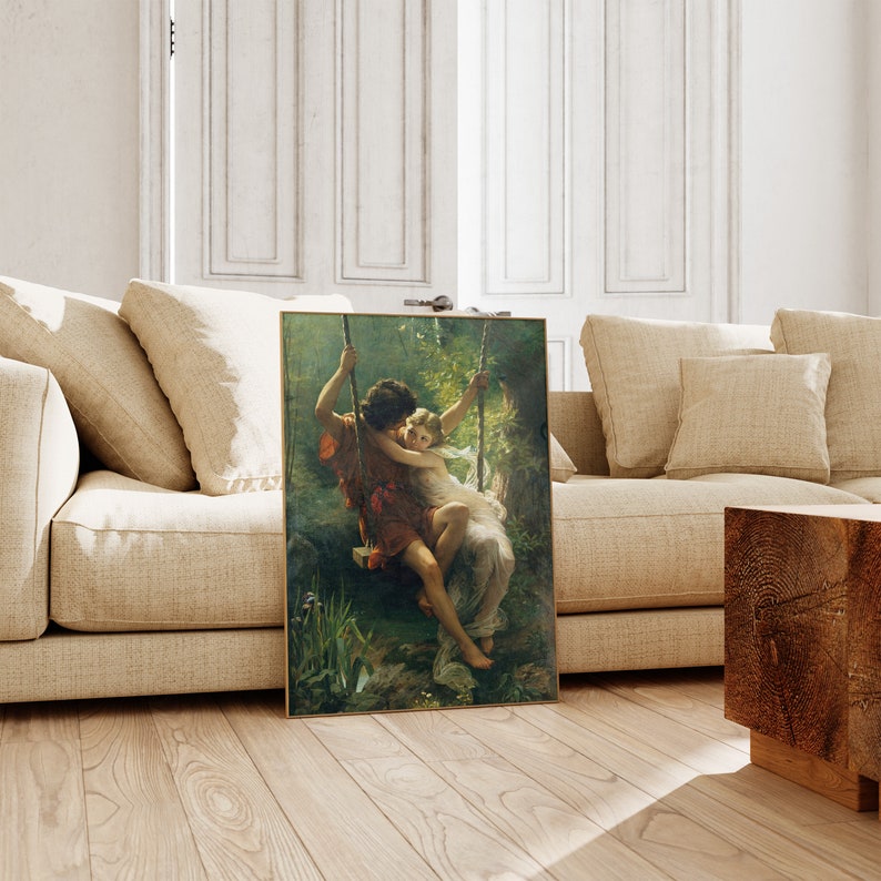 Pierre Auguste Cot Spring 1873 Vintage Painting Romance - Etsy