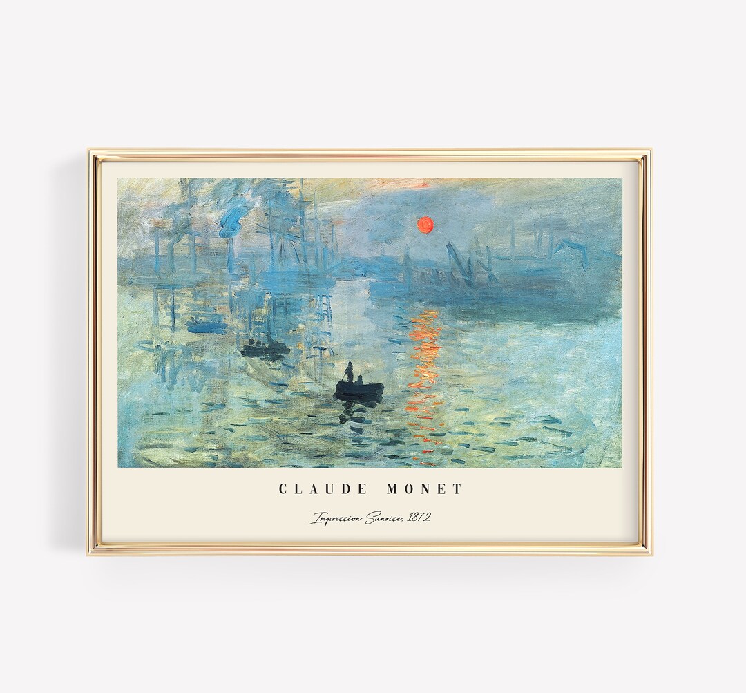 Claude Monet Art Print | Art Nouveau Prints | Monet Exhibition Art ...