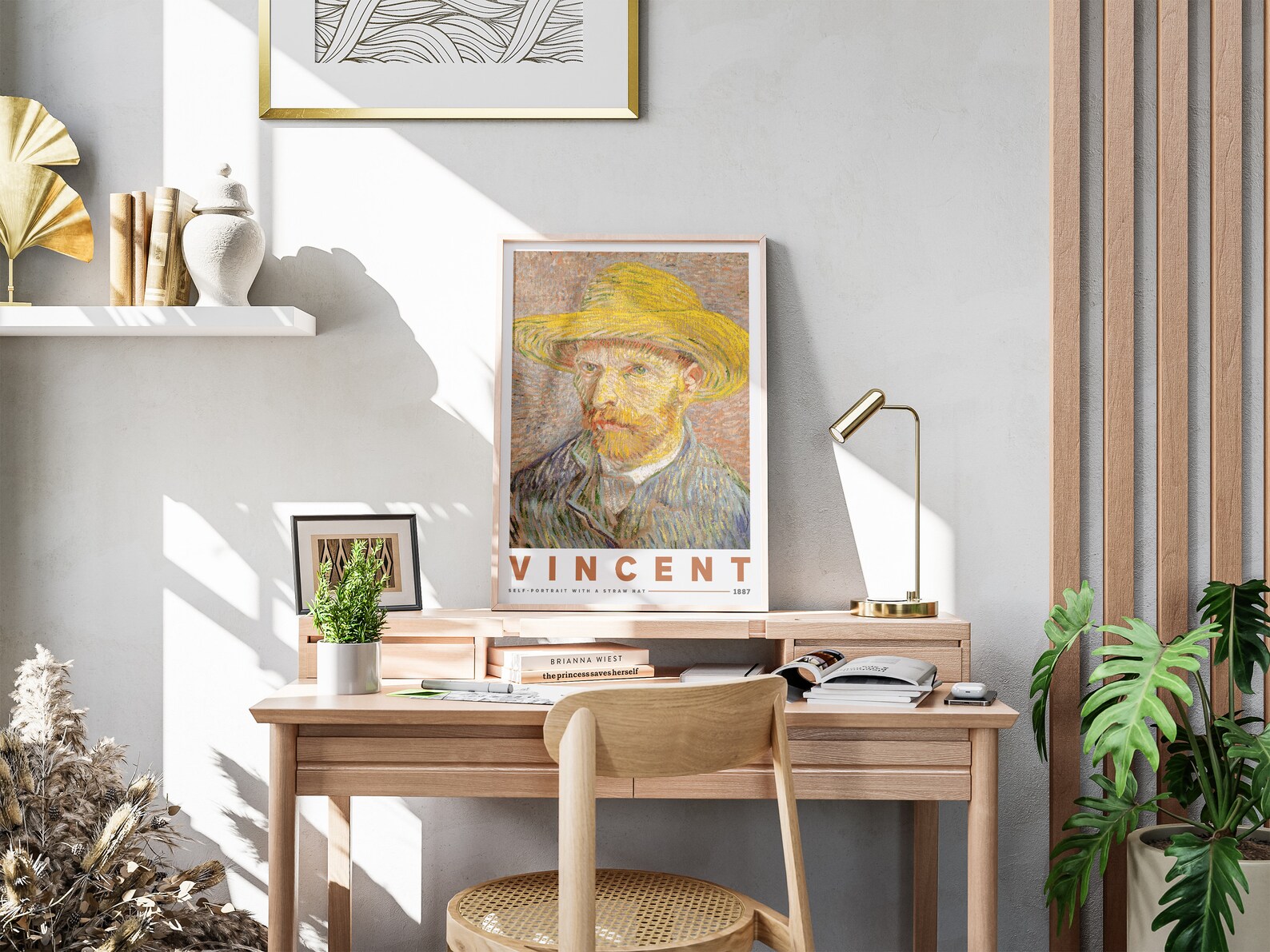 Self Portrait by Vincent Van Gogh Print | Exhibition Poster | Van Gogh ...
