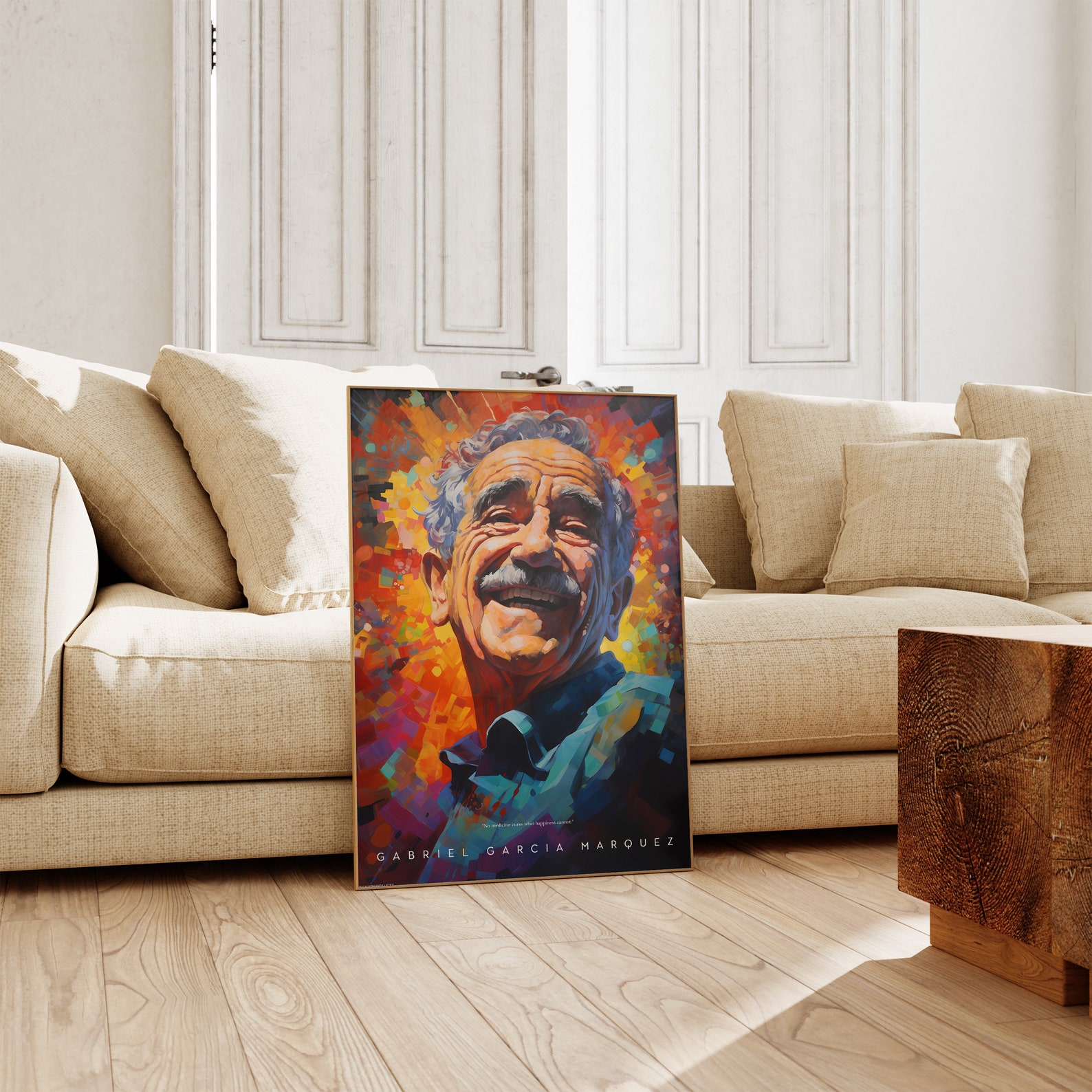 Gabriel Garcia Marquez Poster | Philosopher Print | Bookworm Gift ...