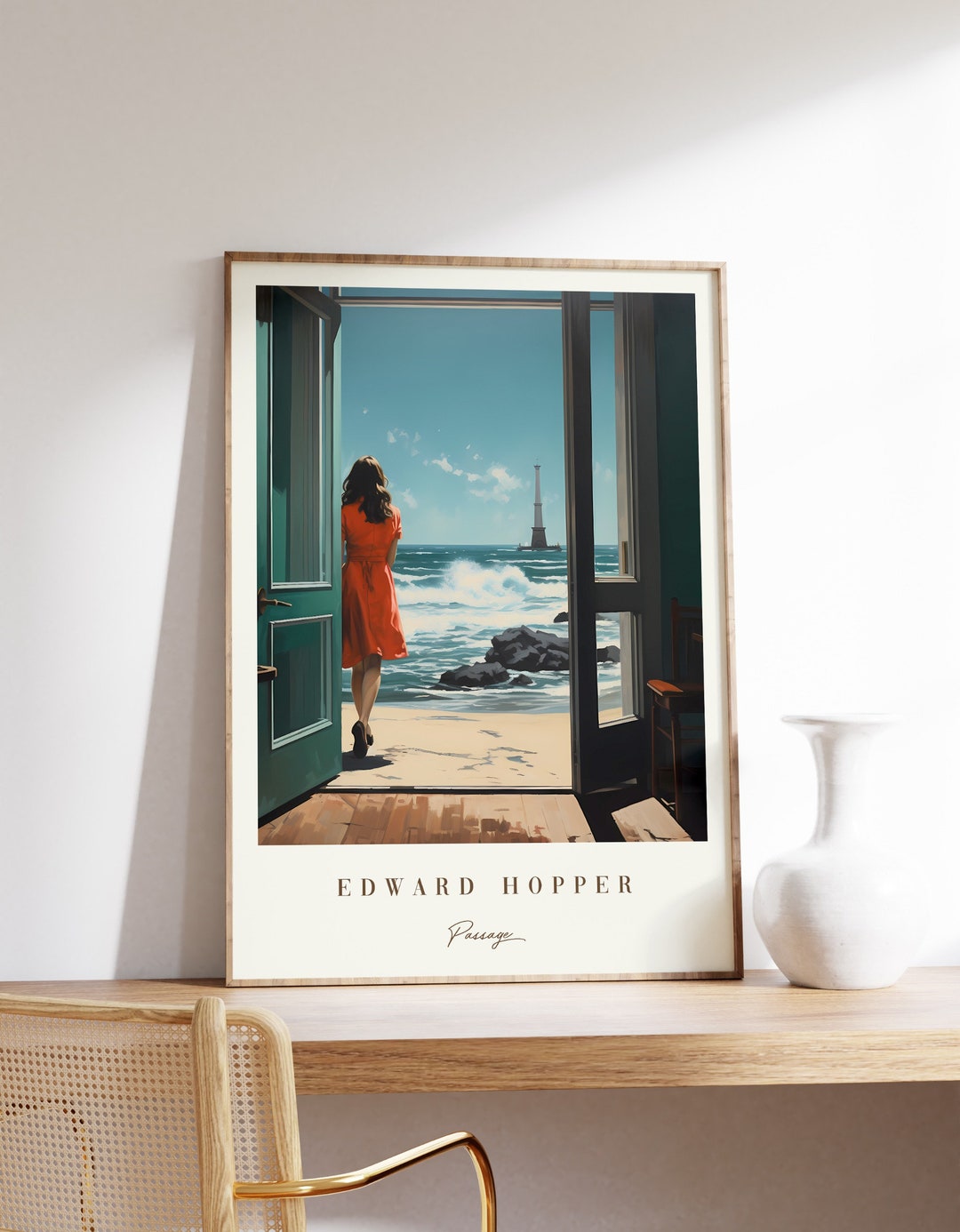Passage Painting | Edward Hopper | Passage Poster | Mid Century Modern ...
