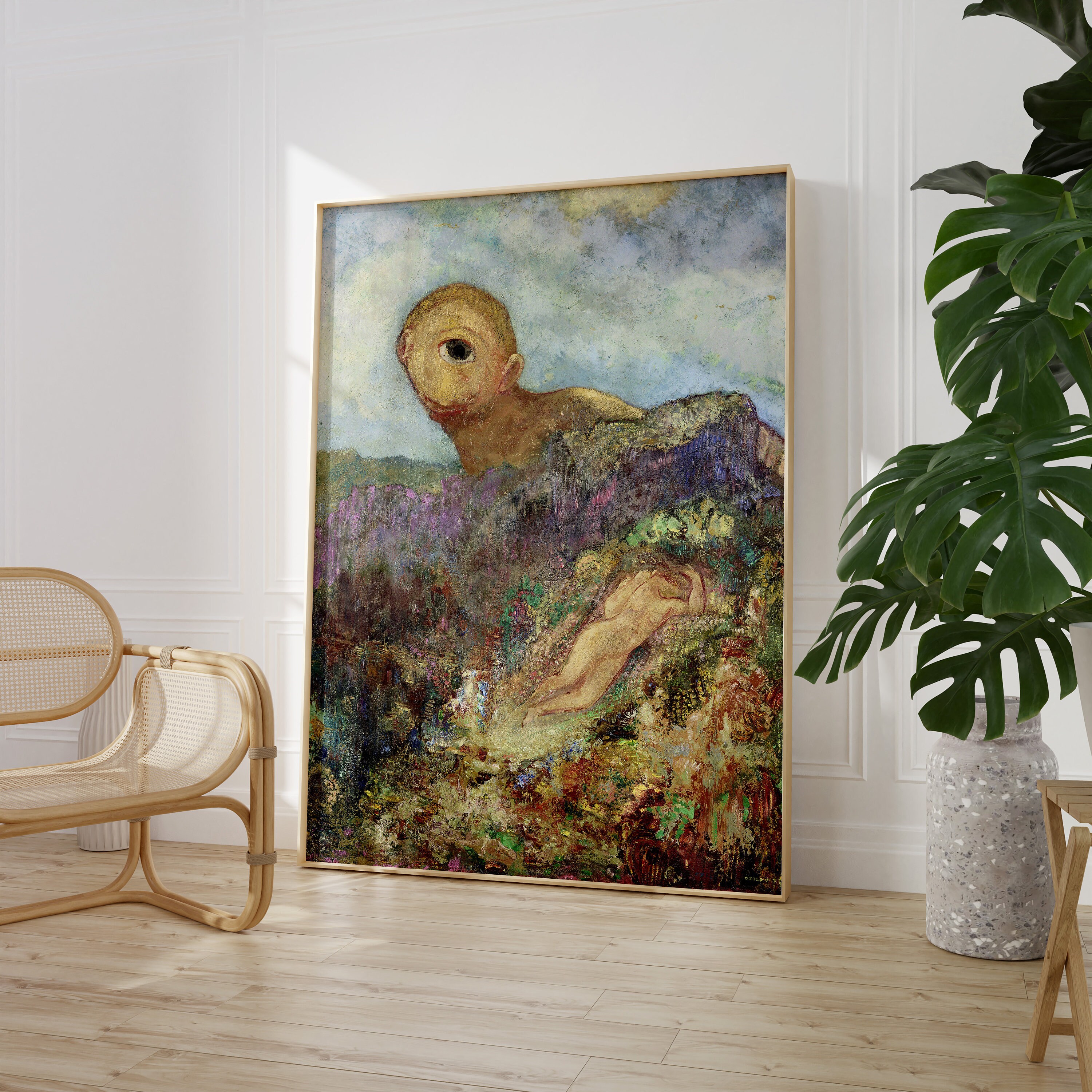 Odilon Redon the Cyclops 1914 Vintage Poster Antique - Etsy