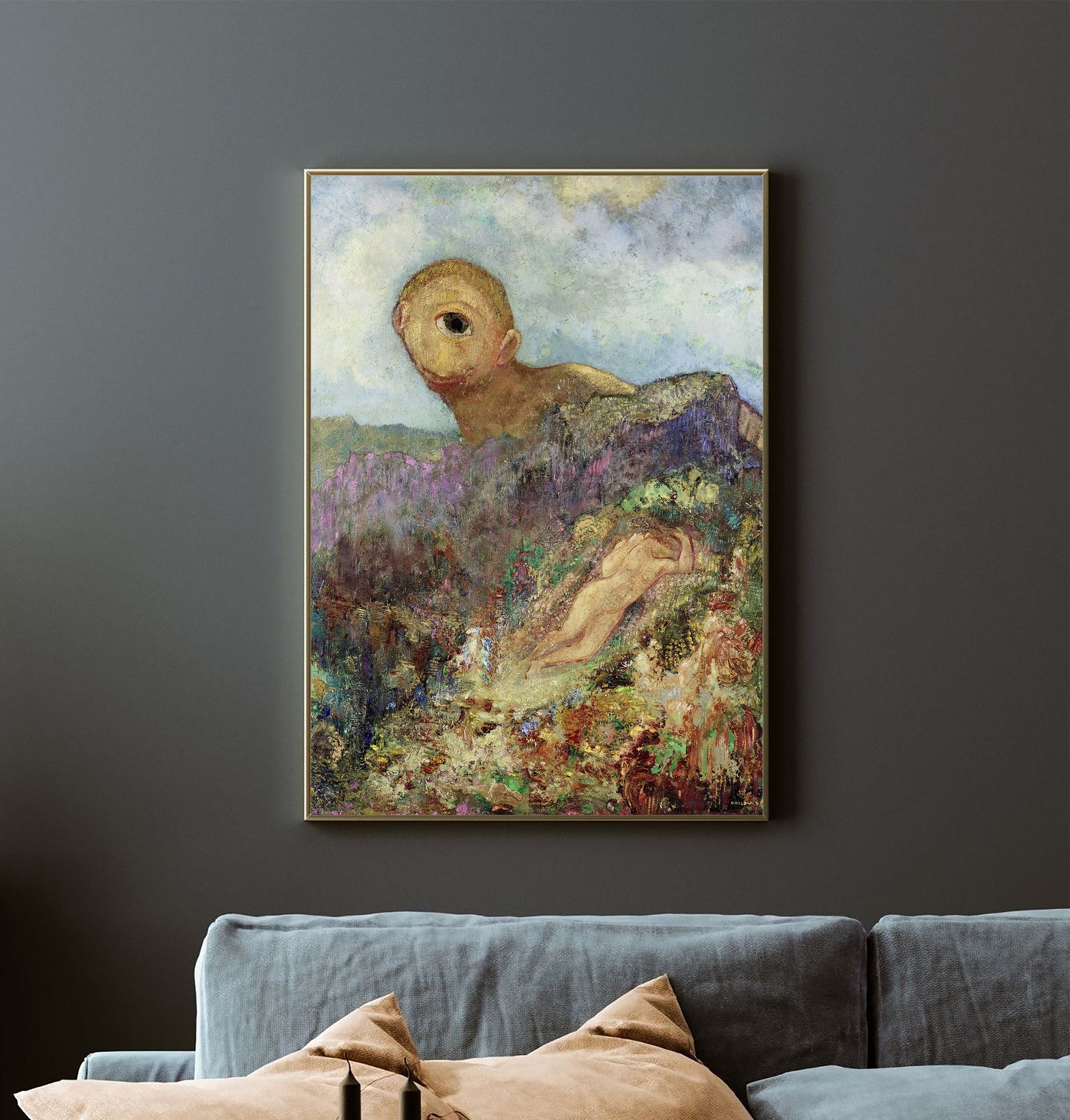 Odilon Redon the Cyclops 1914 Vintage Poster Antique - Etsy