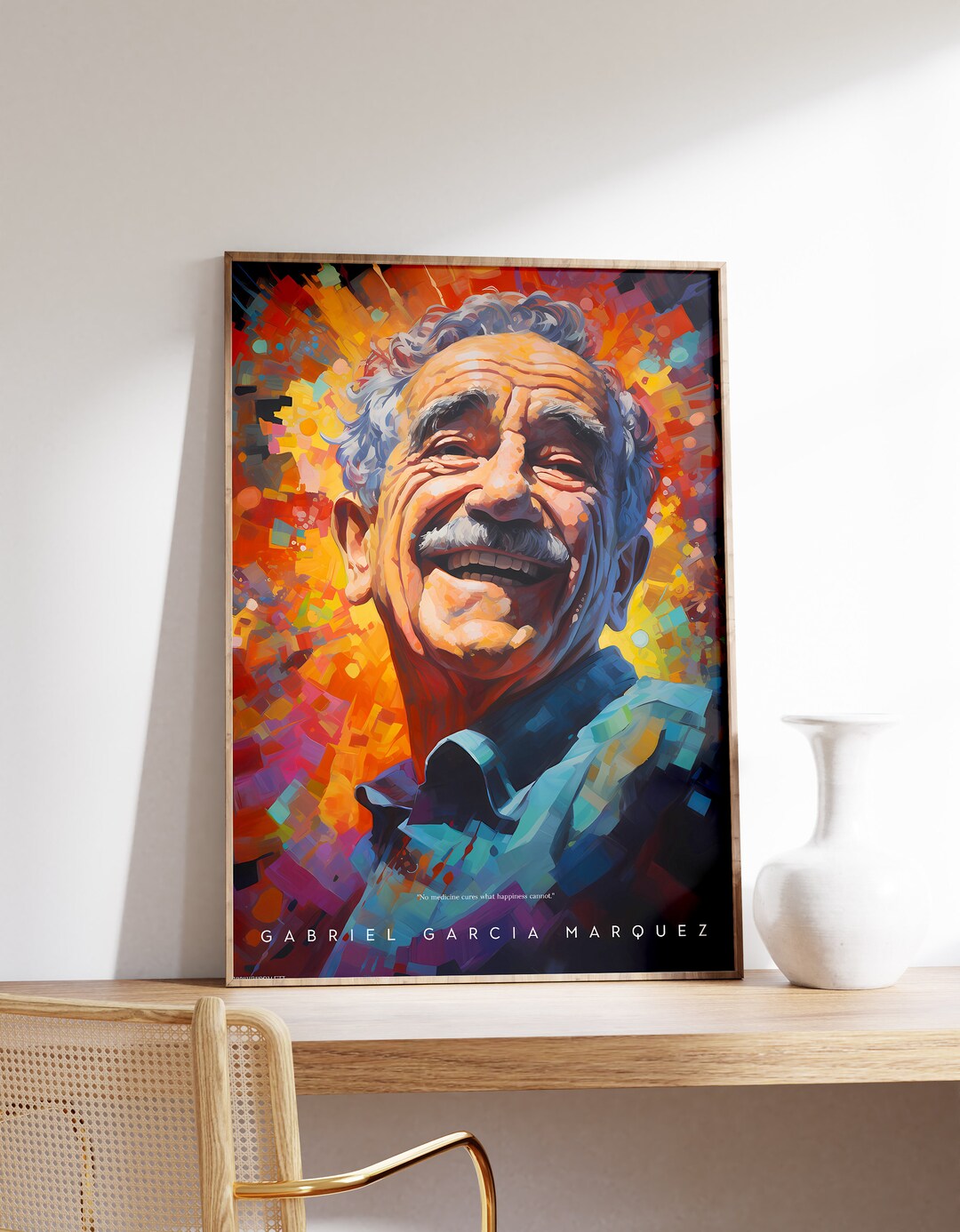 Gabriel Garcia Marquez Poster | Philosopher Print | Bookworm Gift ...