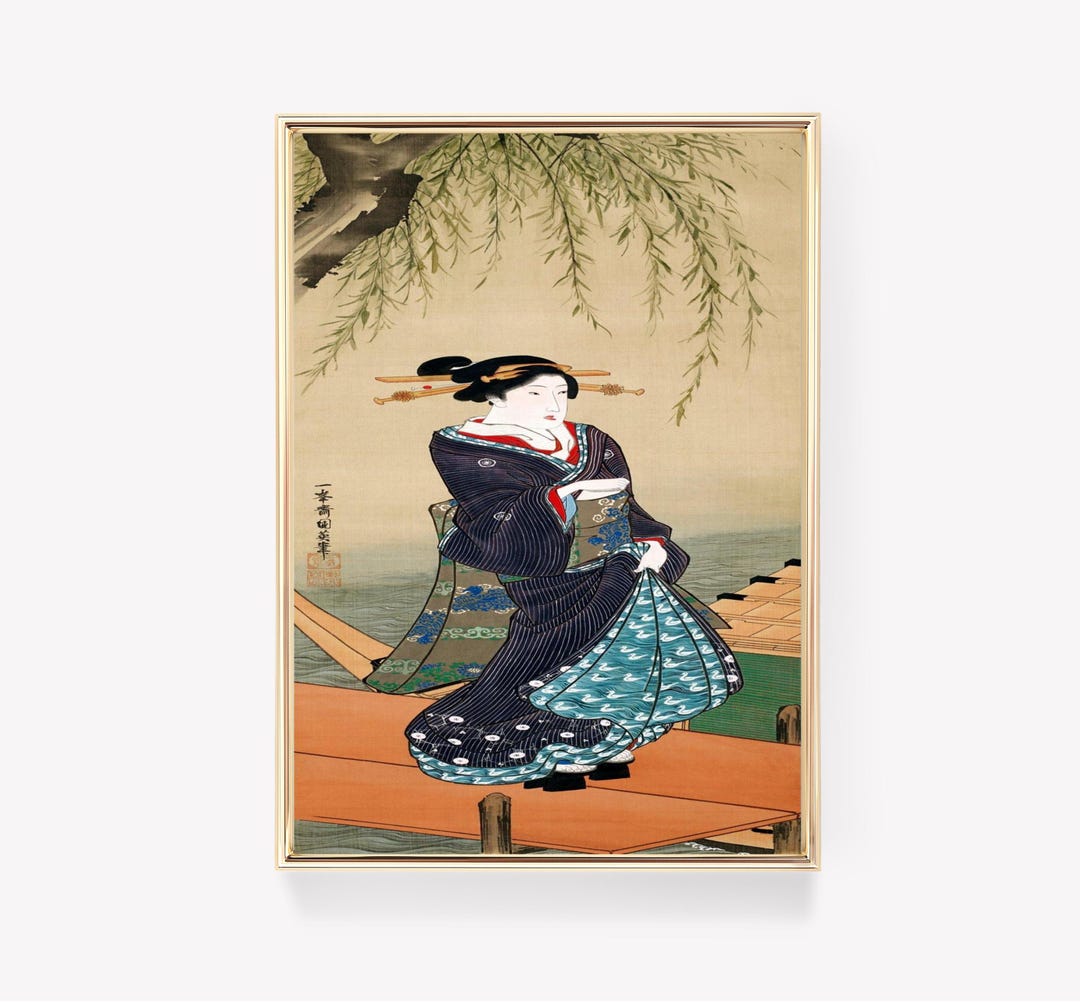 Utagawa Toyokuni Print | Beauty Poster | Willow Tree Art | Japanese ...