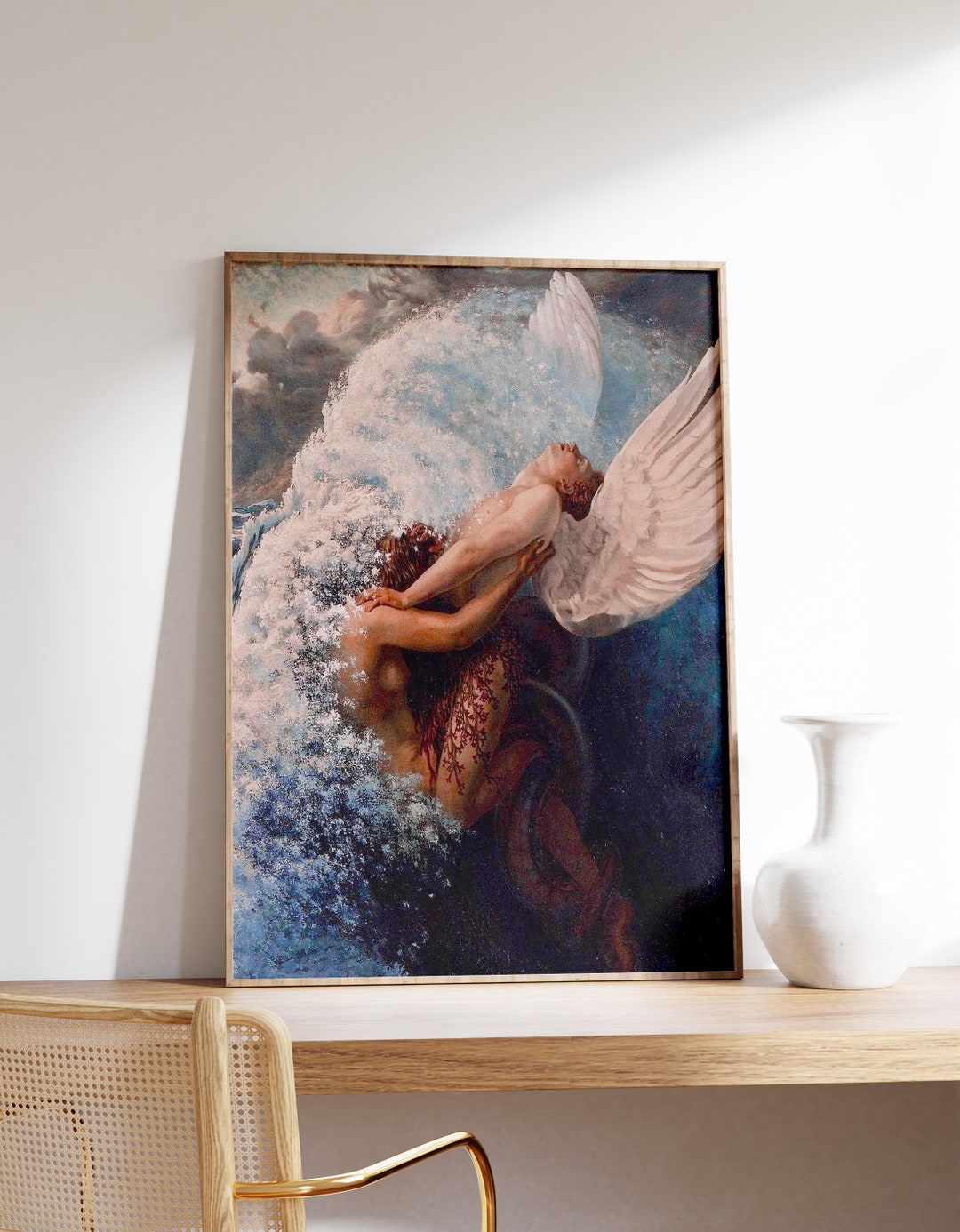 Spleen Et Idéal, 1907, by Carlos Schwabe | Vintage Painting | Wall Art ...