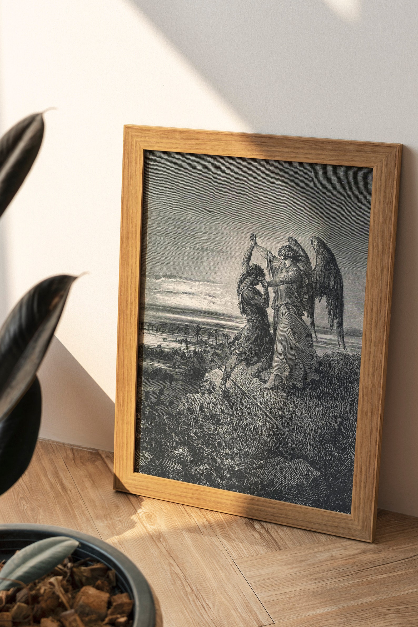 Gustave Dore Jacob Wrestling With the Angel 1855 Classic - Etsy