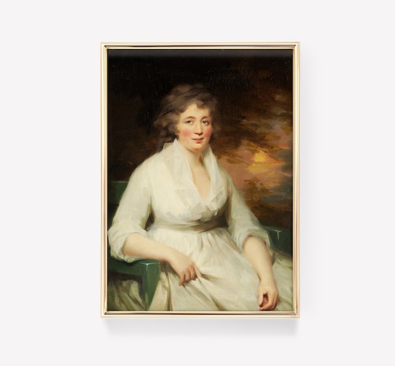 Henry Raeburn Janet Law Vintage Poster Antique Painting - Etsy