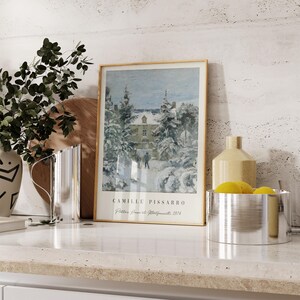 Piette's House at Montfoucault | Camille Pissarro | Vintage Painting ...