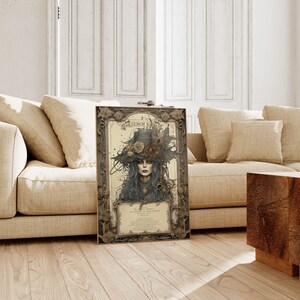 Whimsigoth Art Dark Whimsical Print Gothic Mirror Gothcore Aesthetic ...