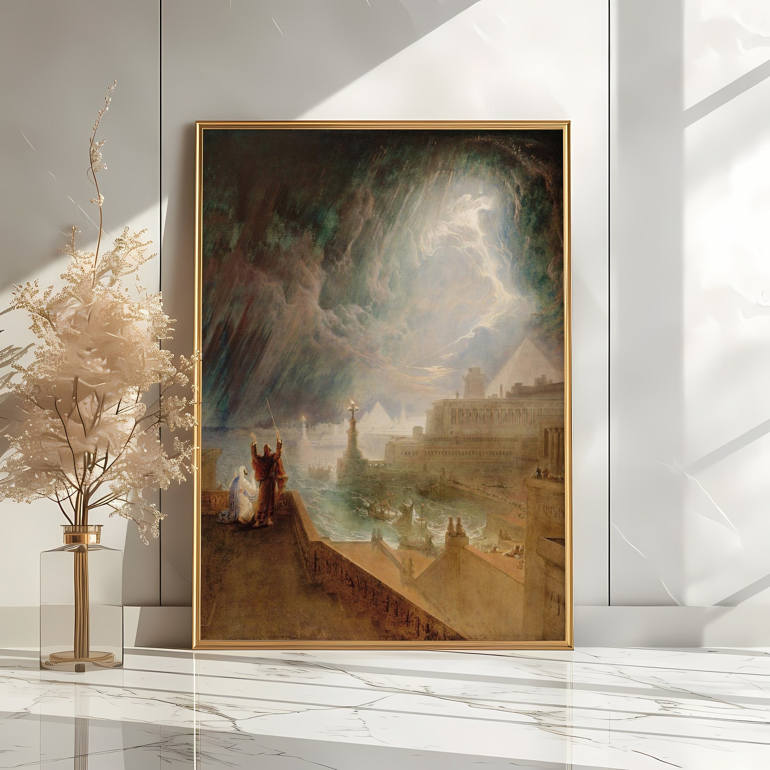 Seventh Plague of Egypt (1823) by John Martin | Historical Art Print ...