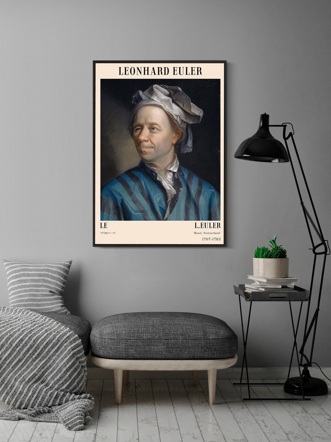 Leonhard Euler Poster Modern Art Print Photo Gift Quote | Etsy