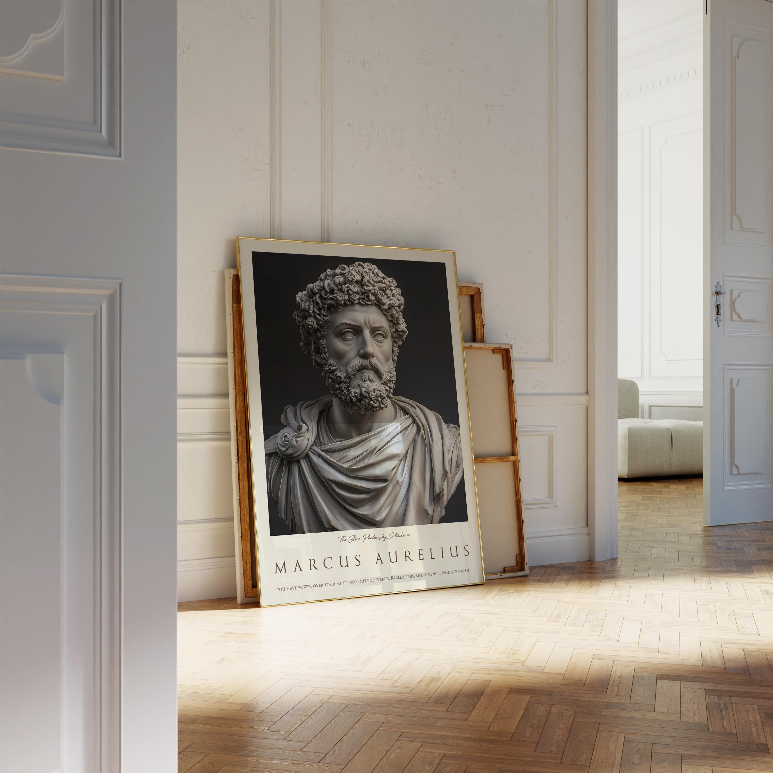 Marcus Aurelius Poster | Philosophy Print | Marcus Aurelius Poster ...