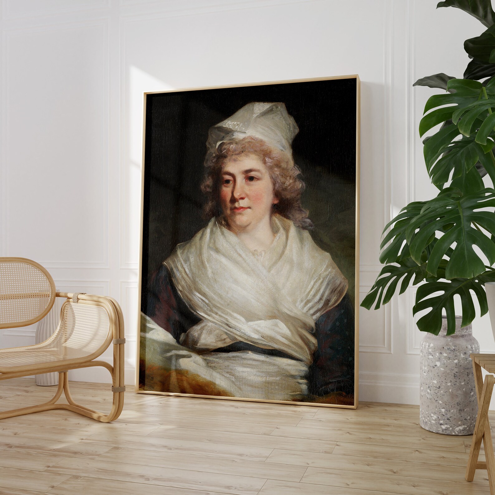 John Hoppner Mrs. Richard Bache 1793 Vintage Poster, Altered Painting ...