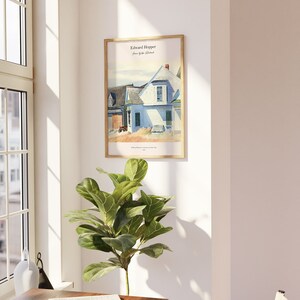 Edward Hopper - House on Pamet River | Farmhouse Decor Poster | Mid ...
