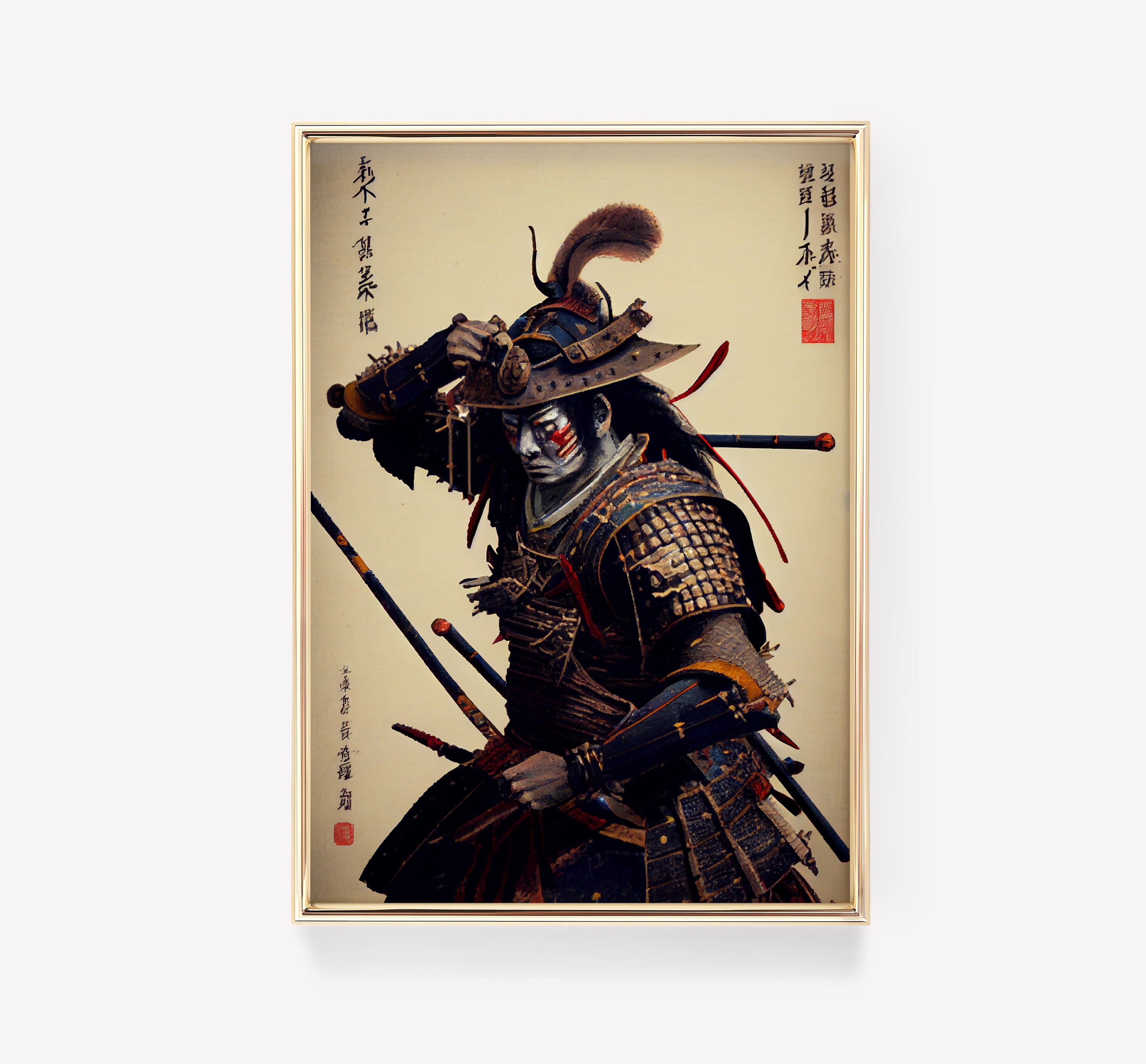 Japanese Samurai Warrior Poster sold by JeanZ | SKU 171066 | Printerval ...